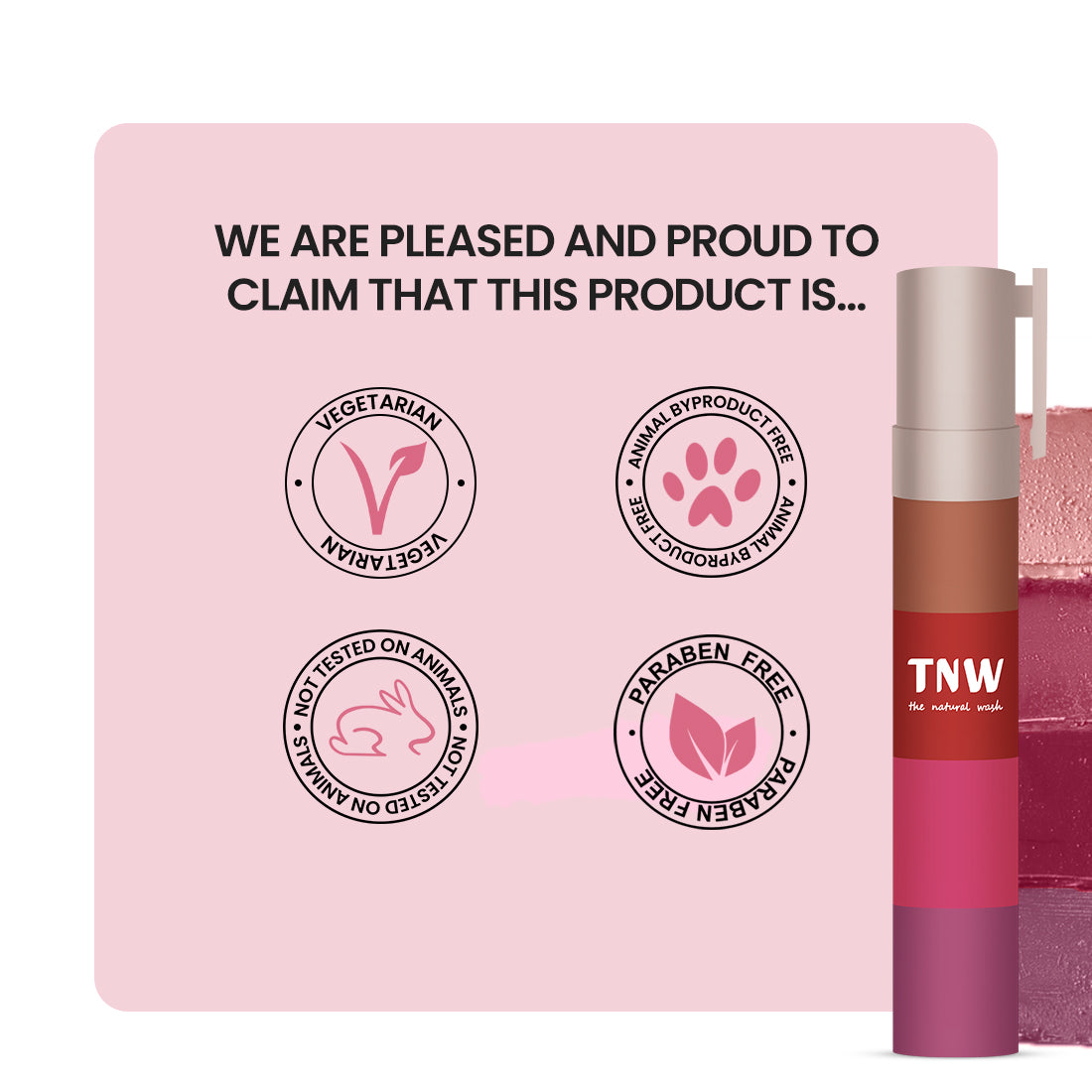 Lipstack- Stackable Lipstick | 4 in 1 – The Natural Wash