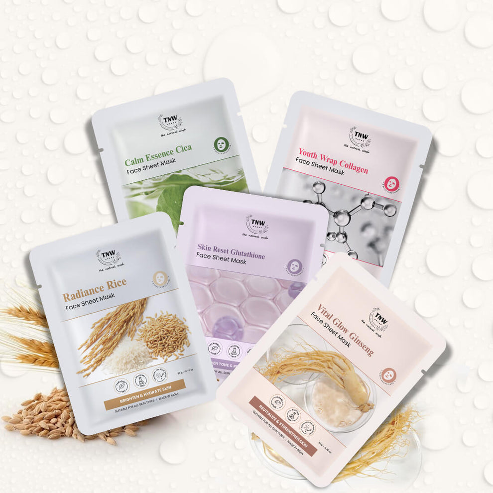 Face Sheet Masks for Spa Like Glow | TNW – The Natural Wash