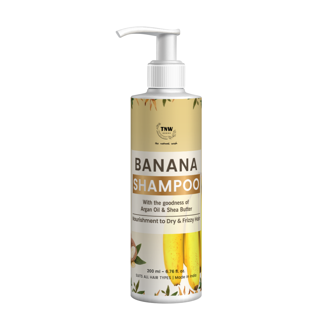 Banana Shampoo For Nourishment | Control Frizziness – The Natural Wash