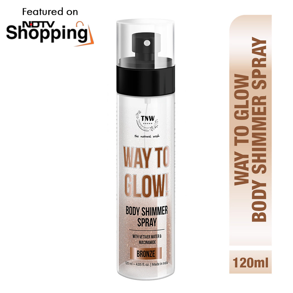 Way to Glow Body Shimmer Spray for Nourishes skin & Enhance skin textu ...
