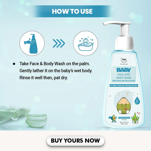 Baby Body Wash with No-Tear Formula – The Natural Wash