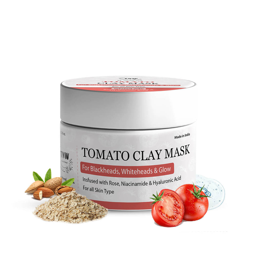 Tomato Clay Mask for Glowing & Healthy Skin SC – The Natural Wash